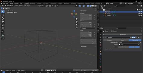 Boolean Makes Circle Disappear Modeling Blender Artists Community