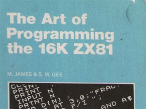 The Art Of Programming The 16k Zx81 Logo Retrocomp Si