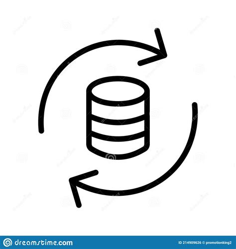 Backup Mysql Vector Icon Which Can Easily Modify Or Edit Stock Vector