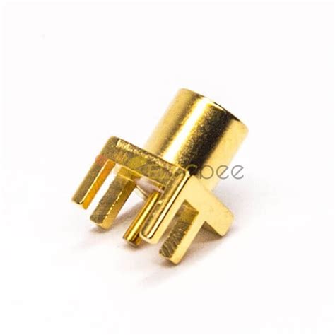 Elecbee Pcs Mcx Pcb Mount Female Connector Degree Margin Surface Mounting