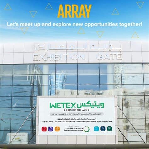 Dubai Wetexdubai Shinetogether Solarenergy Renewableenergy Array