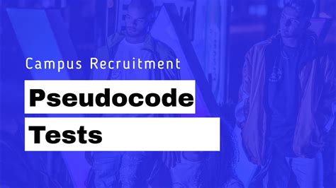 Pseudocode Test Youtube
