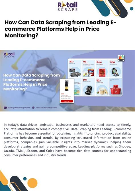 Ppt How Can Data Scraping From Leading E Commerce Platforms Help In Price Monitoring
