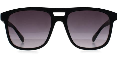 Kenneth Cole Reaction Rectangle Matte Smoke Gradient Kc2975 In Black For Men Lyst Uk