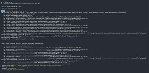 启动报错 · panjiachen vue element admin · discussion 4095 · github