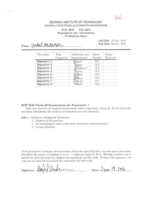 3043 Lab 1 Exam Practice ECE 3043 Studocu