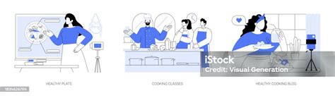 영양 클래스 고립 된 만화 벡터 일러스트 레이 션 Se Brand Name Smart Phone에 대한 스톡 벡터 아트 및 기타