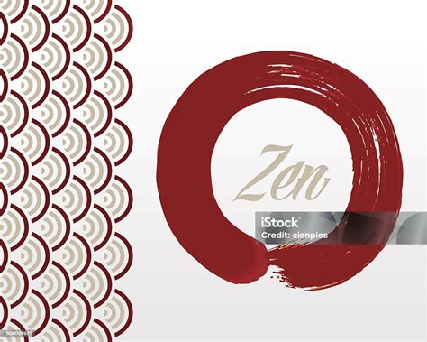Ilustración De Círculo Zen Fondo Y Más Vectores Libres De Derechos De