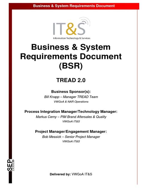 Tread 20 Bsr V14 Oc Bc Final Pdf Disaster Recovery Data