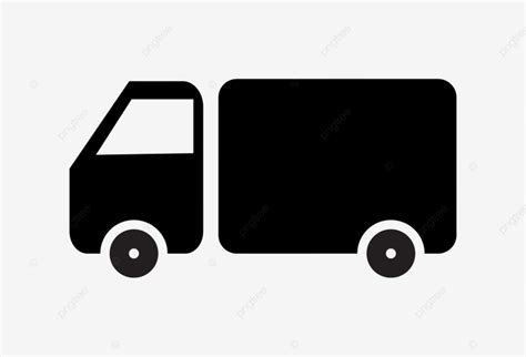 흰색 배경에 트럭 아이콘 픽토그램 하얀 트레일러 Png 일러스트 및 벡터 에 대한 무료 다운로드 Pngtree