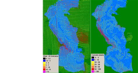 Sample Pictures Of A Wind Speed And B Currents In The Caspian Sea