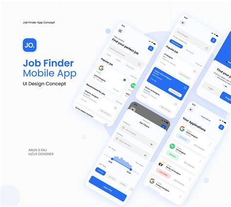 Job Search App UI Design On Behance