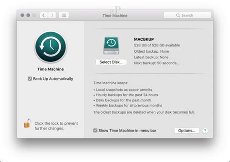 How To Set Up A Time Machine Backup In MacOS