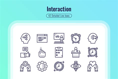 Interaction And Ui Detailed Icons Dreamstale