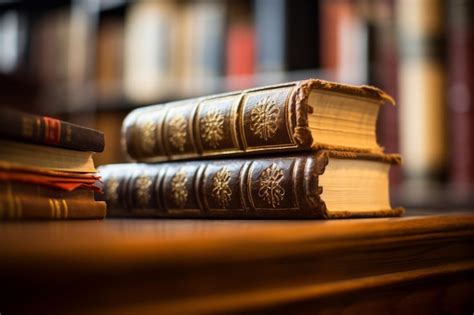 premium photo exploring history vintage books unveiled in library