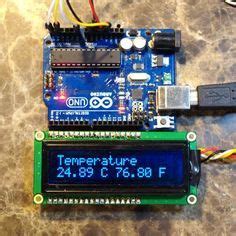 Arduino Thermometer Project With LCD And LM Temperature Sensor Arduino Projects Arduino