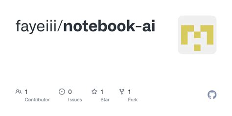 Github Fayeiiinotebook Ai · Github