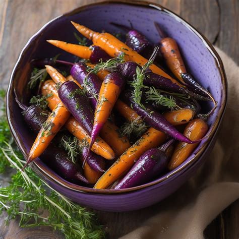 Purple Carrot Recipe Vibrant Roasted Side With Garlic And Herbs