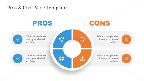 Pros And Cons Presentation Template Slidemodel