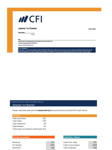 Johannes Period 1 To 3 Exercise Pdf Expense Depreciation