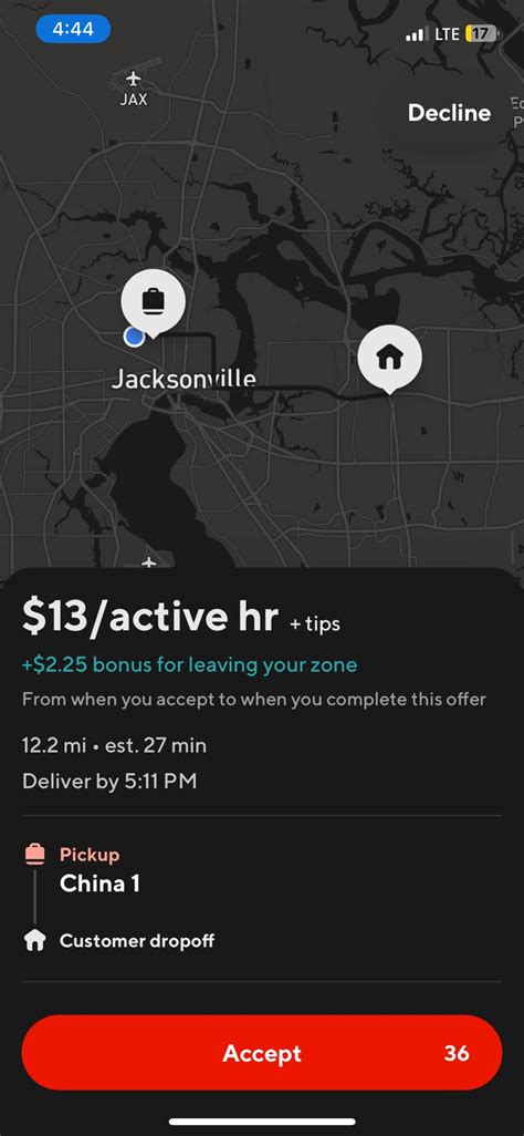 doordash drivers | So I just got both of these orders that going across ...
