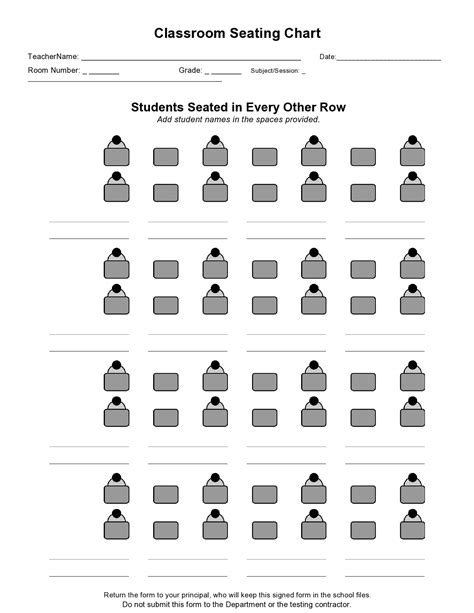 40 Perfect Classroom Seating Charts And Map Templates