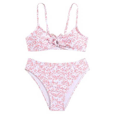 Junlike Girls Bathing Suit Teen Girls 2 Pieces Bikini With Chest Pad