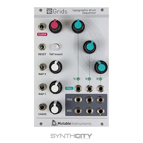 Mutable Instruments Grids Topographic Drum Sequencer Reverb