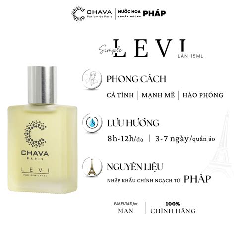Nước Hoa Nam Chava Simple Levi 15ml