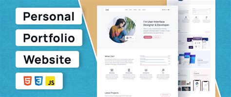 New Personal Portfolio Website Using Html Css Javascript Dev Community
