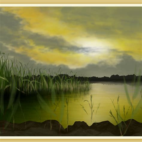 Reeds By The River Drawings Sketchport