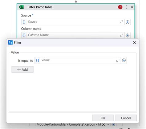 Filter Pivot Table Activity Studio X Activities Uipath Community