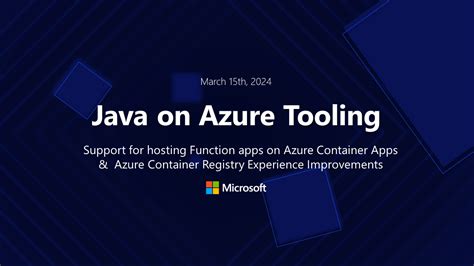 Java On Azure Tooling Update February Microsoft For Java Developers