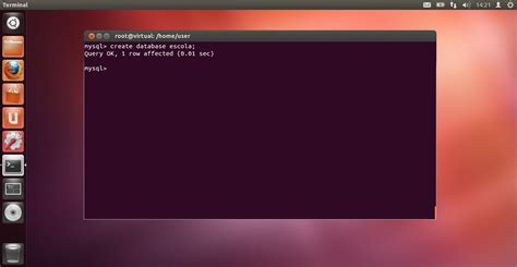 Criando um banco de dados MySQL Linux e Programação