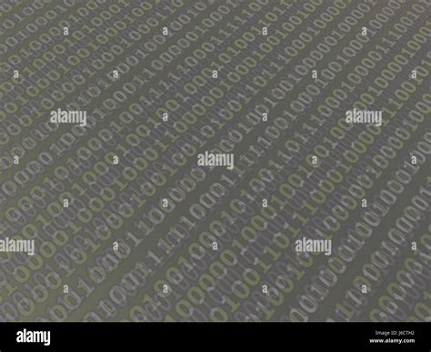 Digital One Rendering Zero Number Binary Code Computer Language Computers Stock Photo Alamy