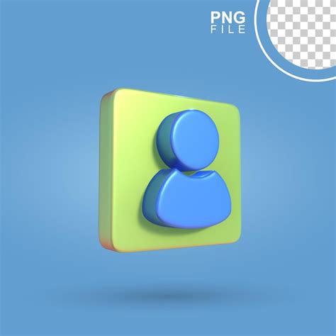 Premium Psd 3d Profile Representation