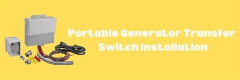 Portable Generator Manual Transfer Switch Review Guide GeneratorStop Com
