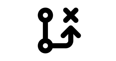 Git Branch Deleted Free Vector Icon Iconbolt