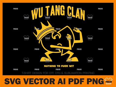 Wu Tang Clan Svg Rapper Svg Etsy