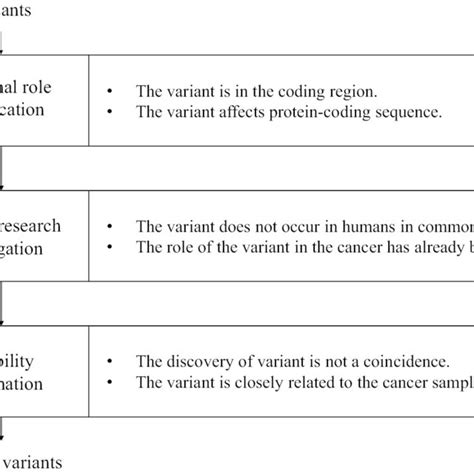 3 Step Variant Filtering Procedure Three Steps Of Filtering For