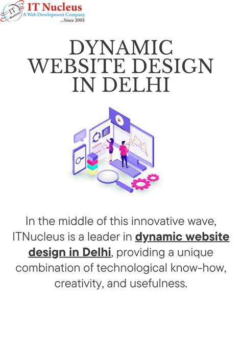 PPT Dynamic Website Design In Delhi ITNucleus PowerPoint Presentation ID