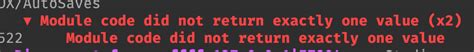 Module Code Did Not Return Exactly One Value Scripting Support Developer Forum Roblox