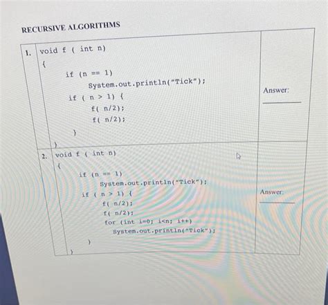 Solved Find The Running Time Of The Following Code
