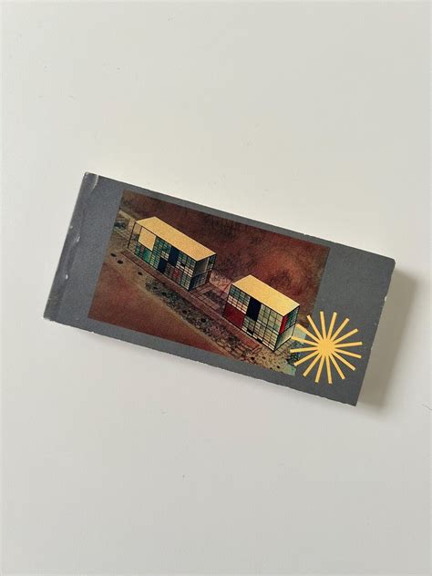 Vintage Eames Office X Optical Toys “eames House Construction” Flipbook