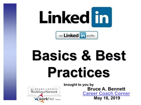 LinkedIn Basics & Best Practices | PPT
