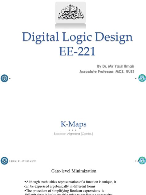lecture 2 5 kmaps pdf logic teaching mathematics