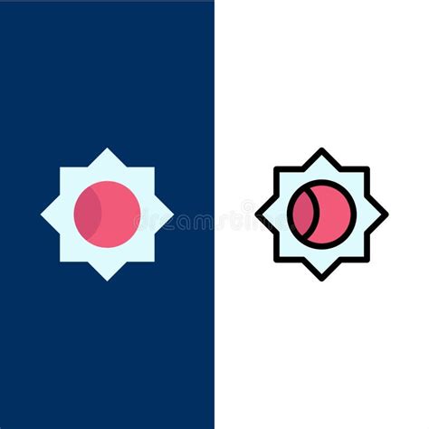 Basic Setting Ui Icons Flat And Line Filled Icon Set Vector Blue