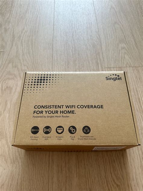 Singtel Mesh Router BNIB Computers Tech Parts Accessories Networking On Carousell