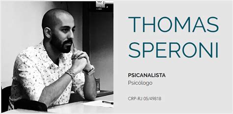 Thomas Speroni Psicanalista Psicólogo