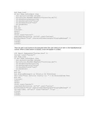 Asp Net The Data List Control PDF